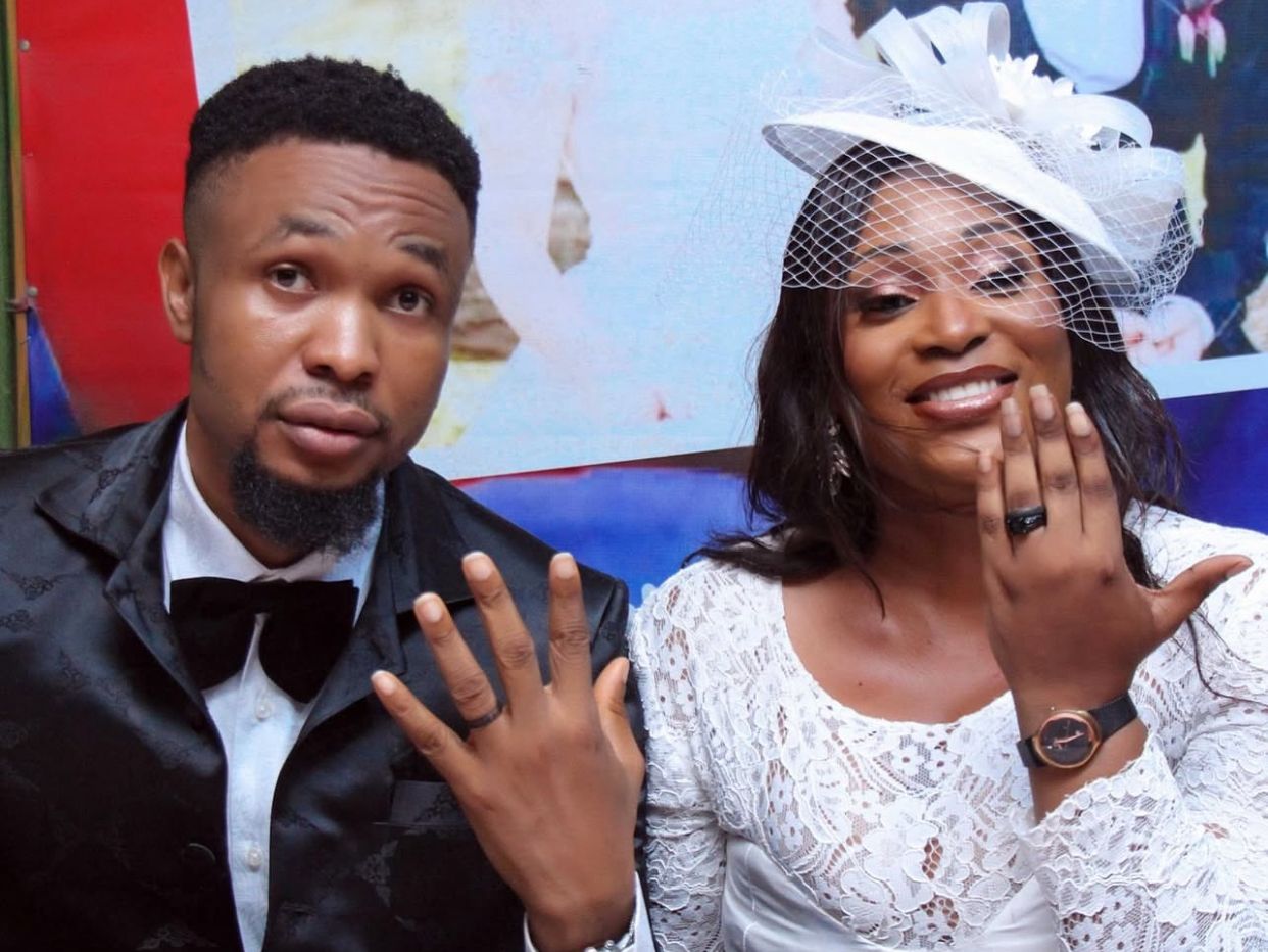 Actor, David Nnaji, celebrates first wedding anniversary with his new ...